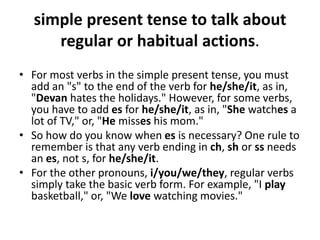 simple present | PPTX