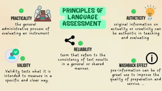 Principles of language assessment | PPT