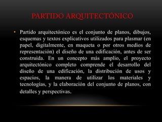 partido arquitectónico | PPTX