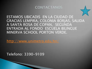 Universidad metropolitana de honduras | PPT