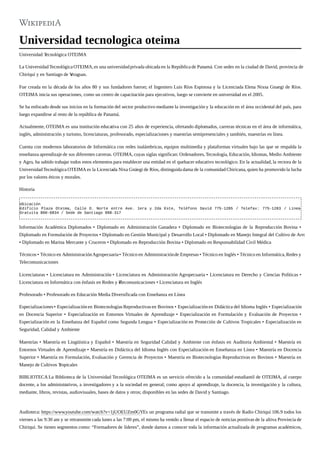 Universidad tecnologica oteima (1) | PDF