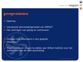 Training Beinvloedingsvaardigheden | PPT
