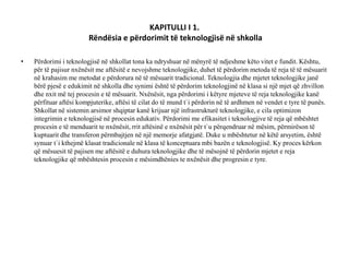 Përparsitë e krijuara në përdorimin e internetit në shkollat fillore | PPTX