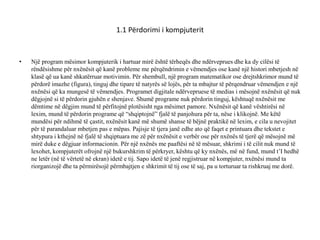 Përparsitë e krijuara në përdorimin e internetit në shkollat fillore | PPTX