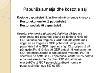 papunësia | PPTX
