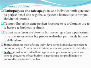 Financat publike | PPT