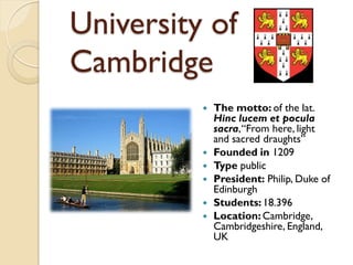 Universities Of The Uk | PDF