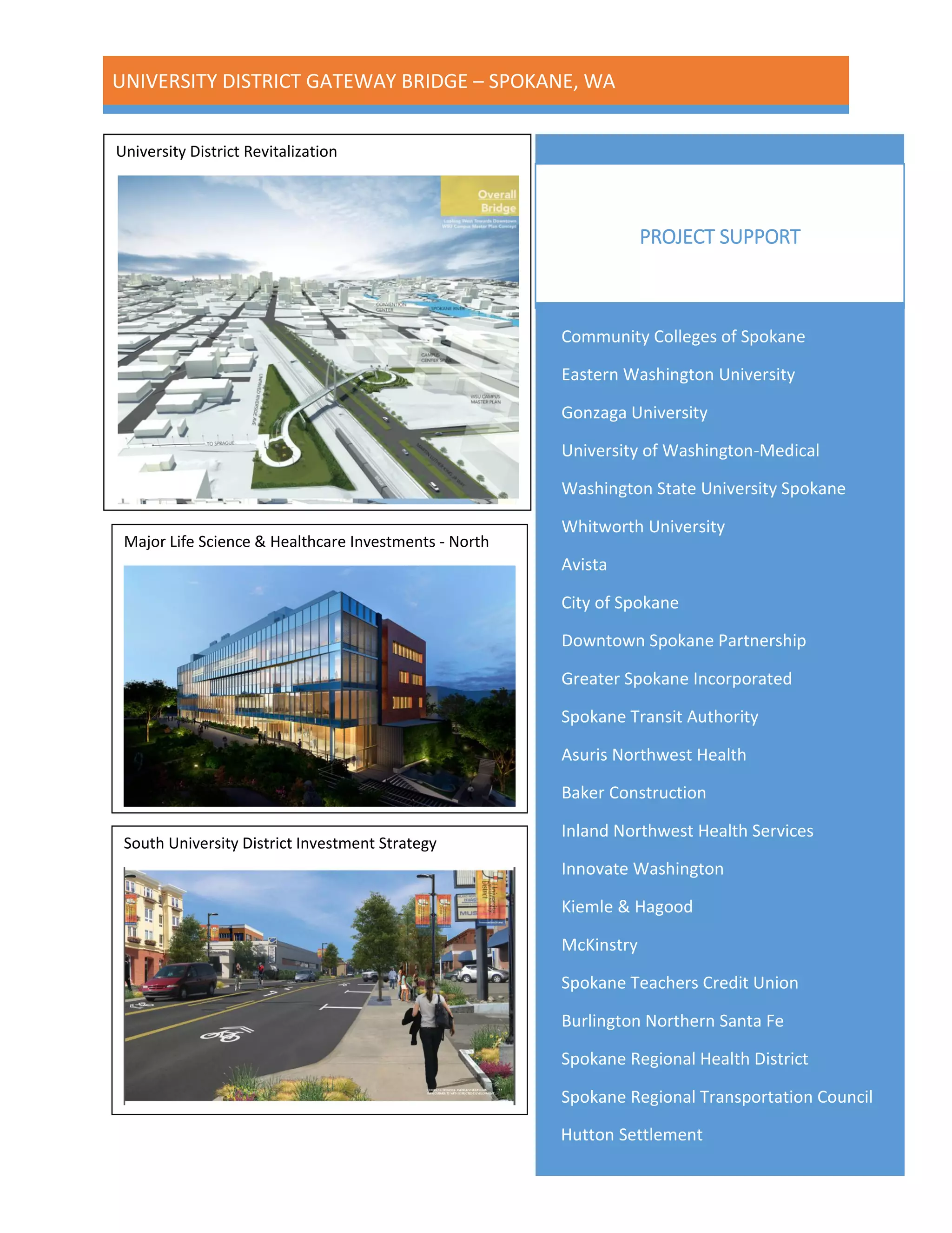 University District Gateway Bridge Brochure | PDF