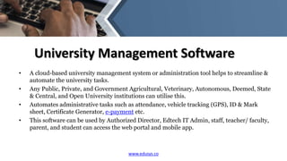University management-system-software-erp-modules-features.pptx