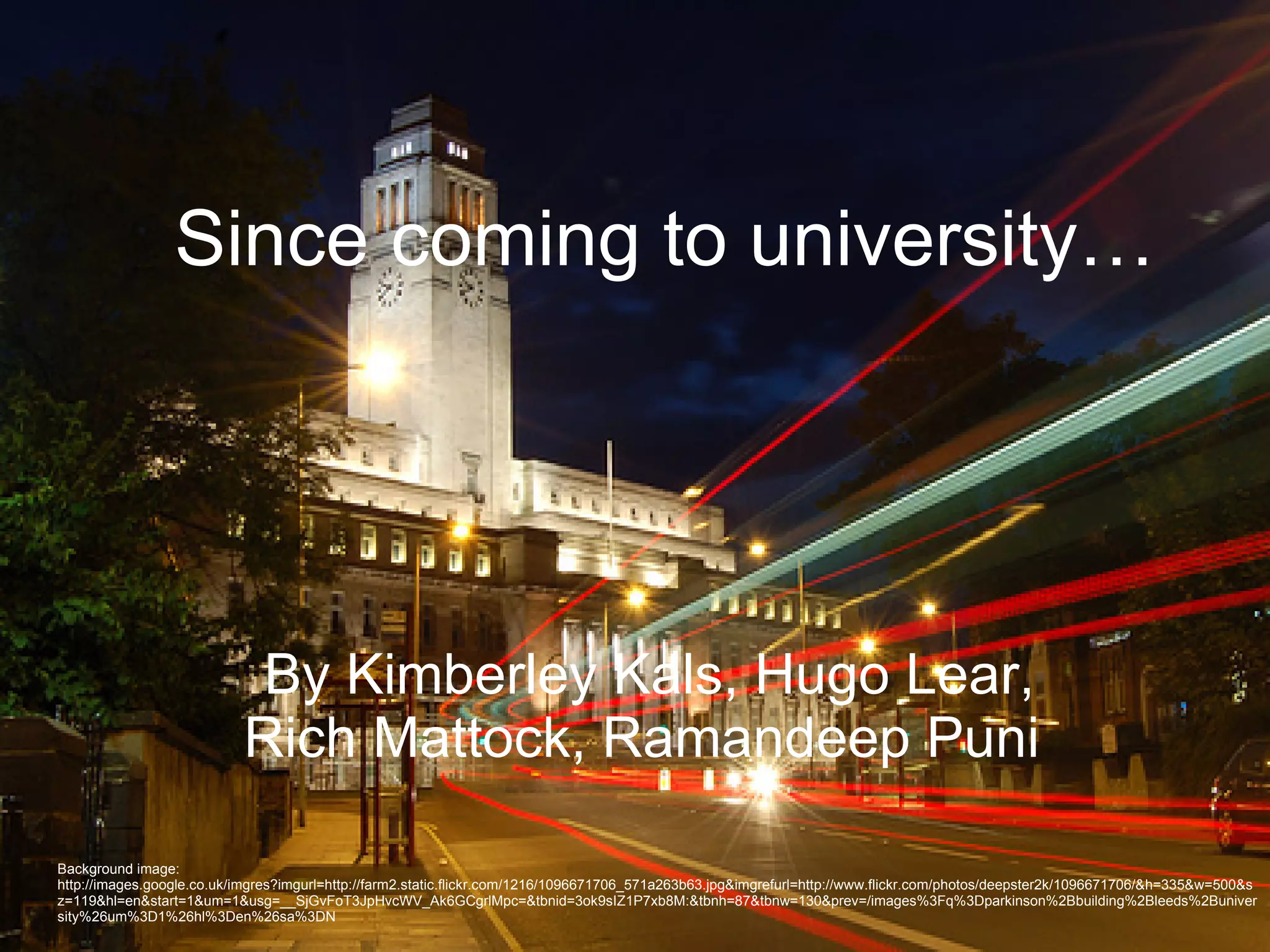 University Slideshow | PPT