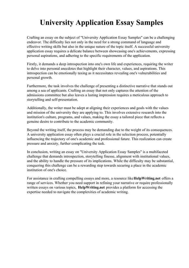 University Application Essay Samples.pdf
