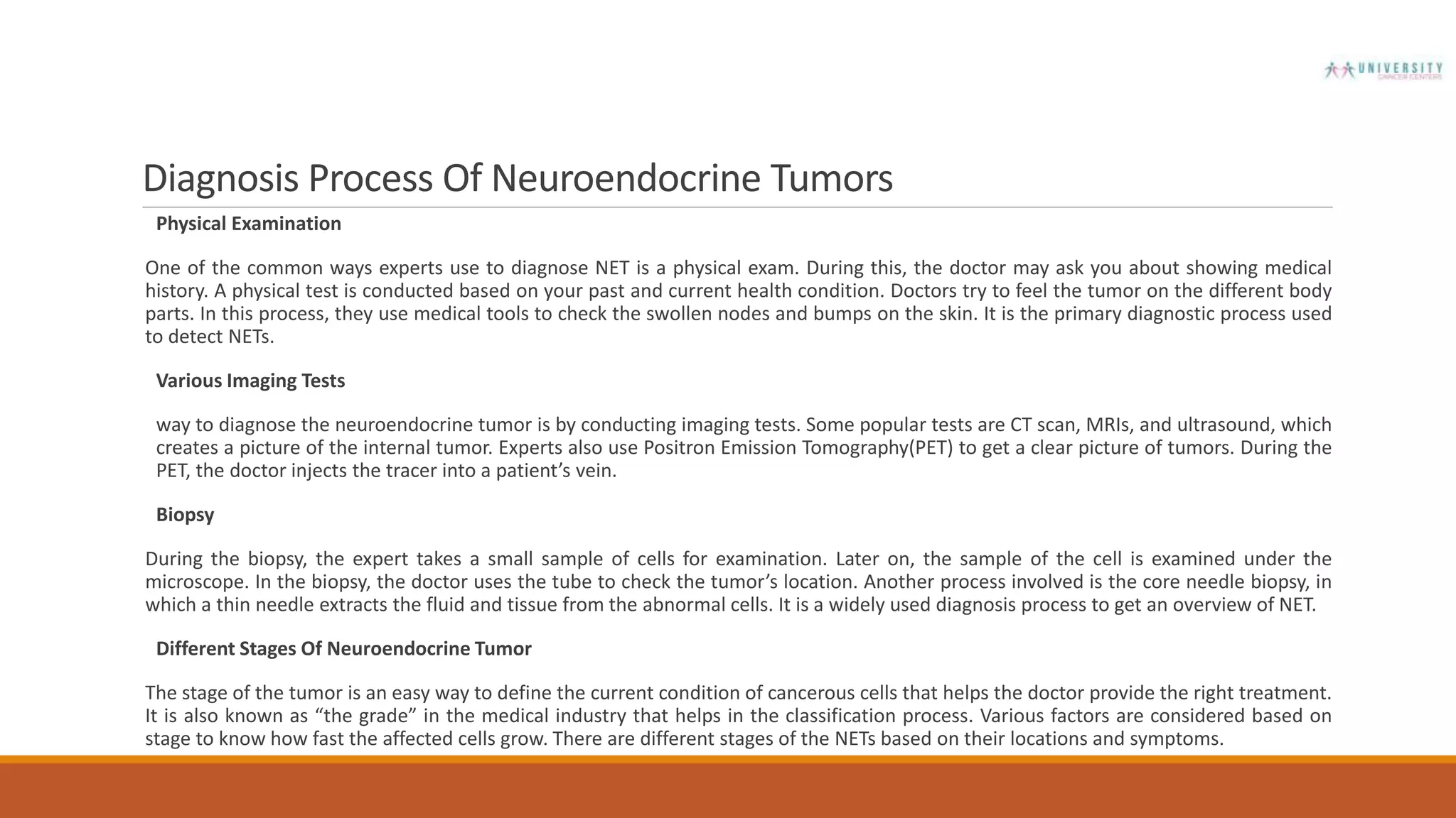 WHAT ARE NEUROENDOCRINE TUMORS (TYPES, SYMPTOMS, AND TREATMENT)? | PPTX