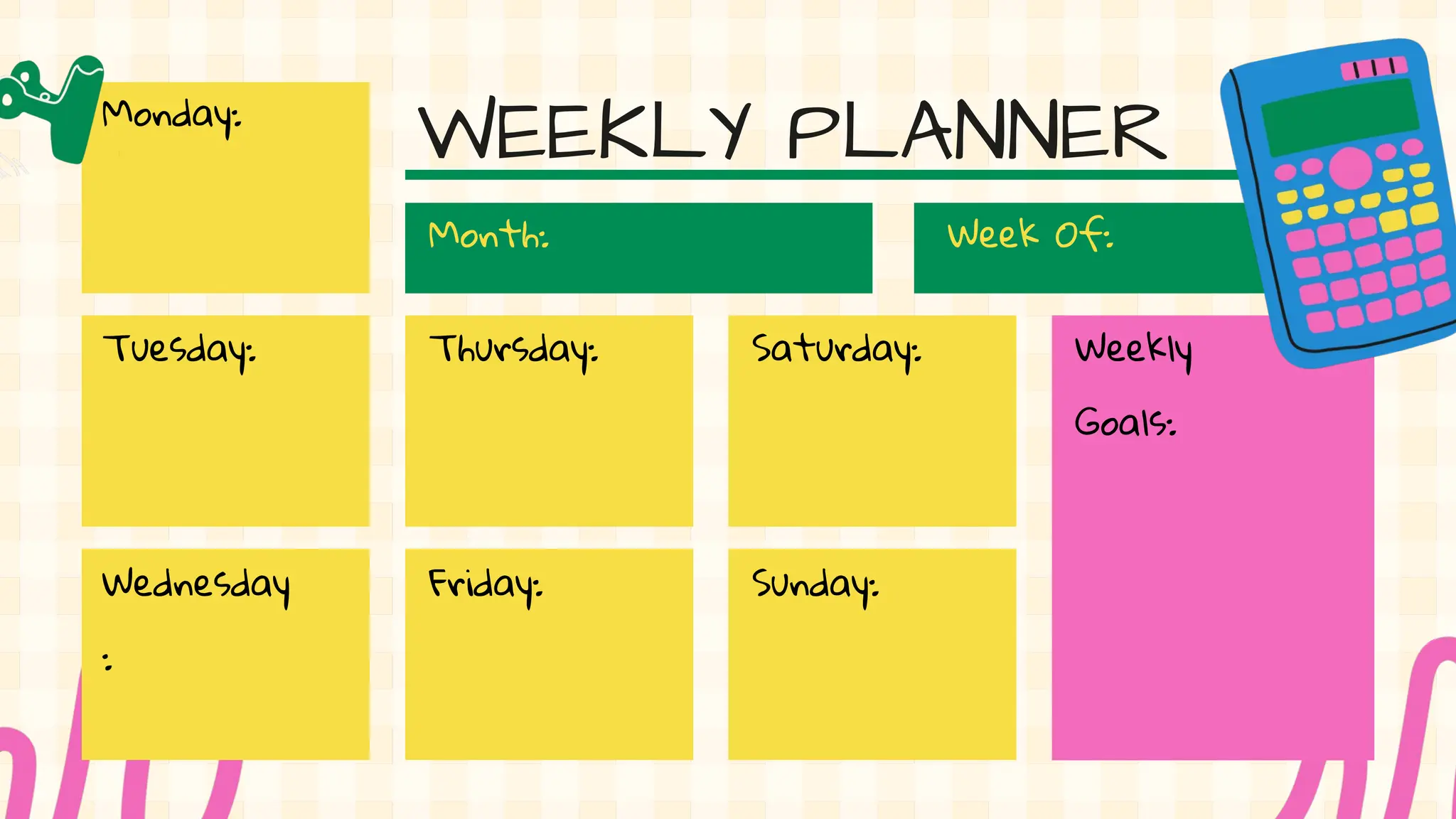 Universities - Classes Schedules planners | PPT