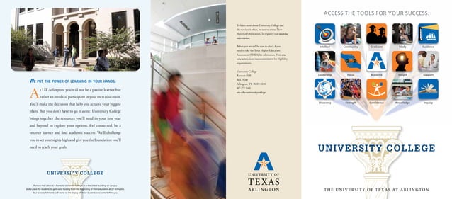 UTA University College Brochure | PPT