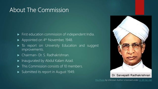 The Recommendations of University Education Commission 1948-49 | By ...