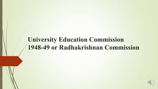 University Education Commission 1948.pptx