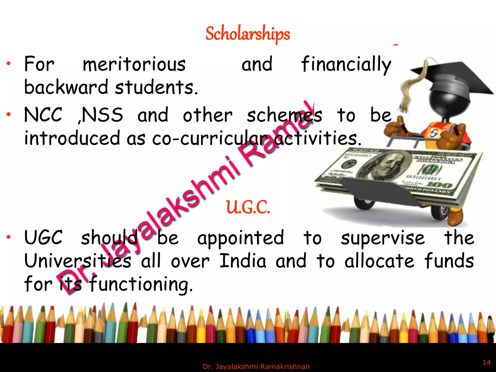 University Education Commission (Radhakrishnan Commission)-1948 1949 | PPT