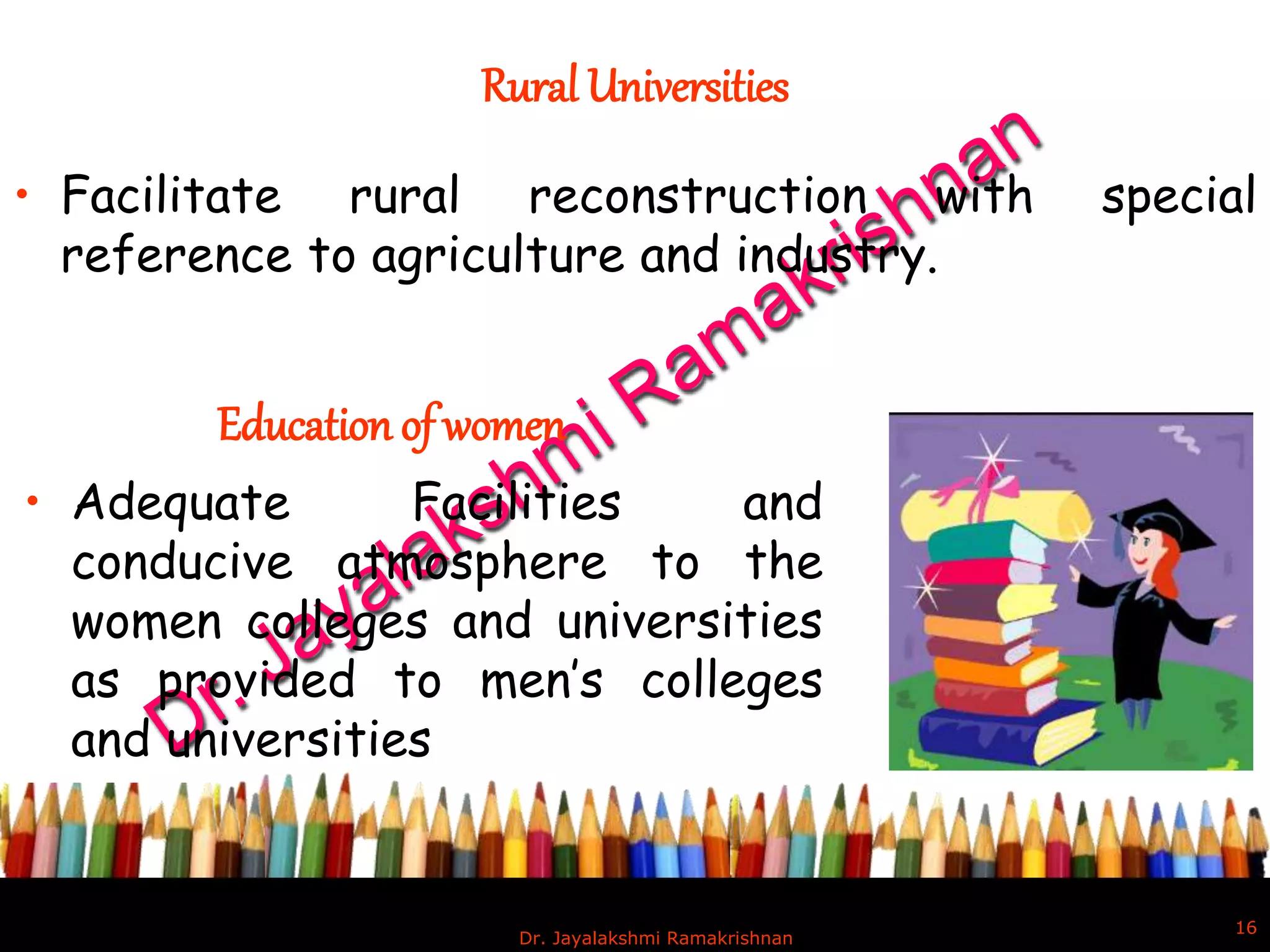University Education Commission (Radhakrishnan Commission)-1948 1949 | PPT