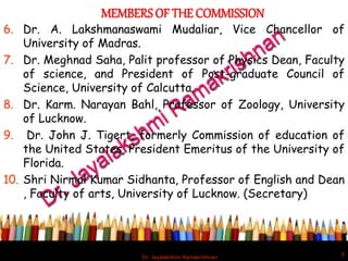 University Education Commission (Radhakrishnan Commission)-1948 1949 | PPT