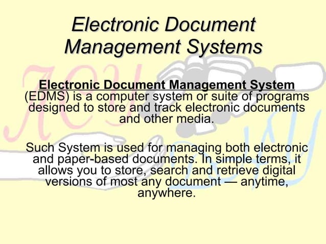 University electronic management system | PPT
