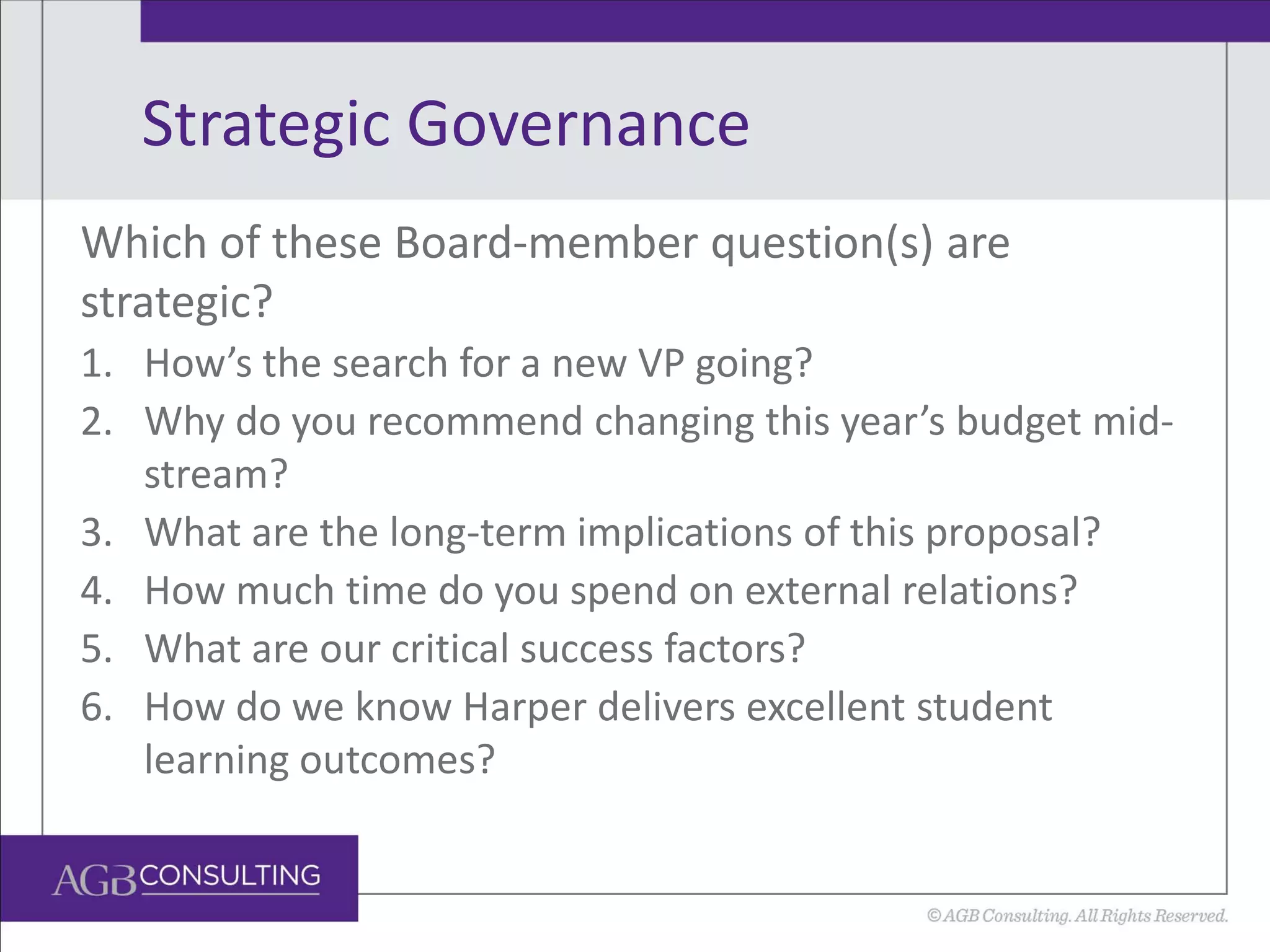 University governing board roles and responsibilities | PDF