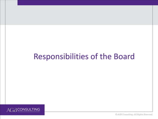 University governing board roles and responsibilities | PDF