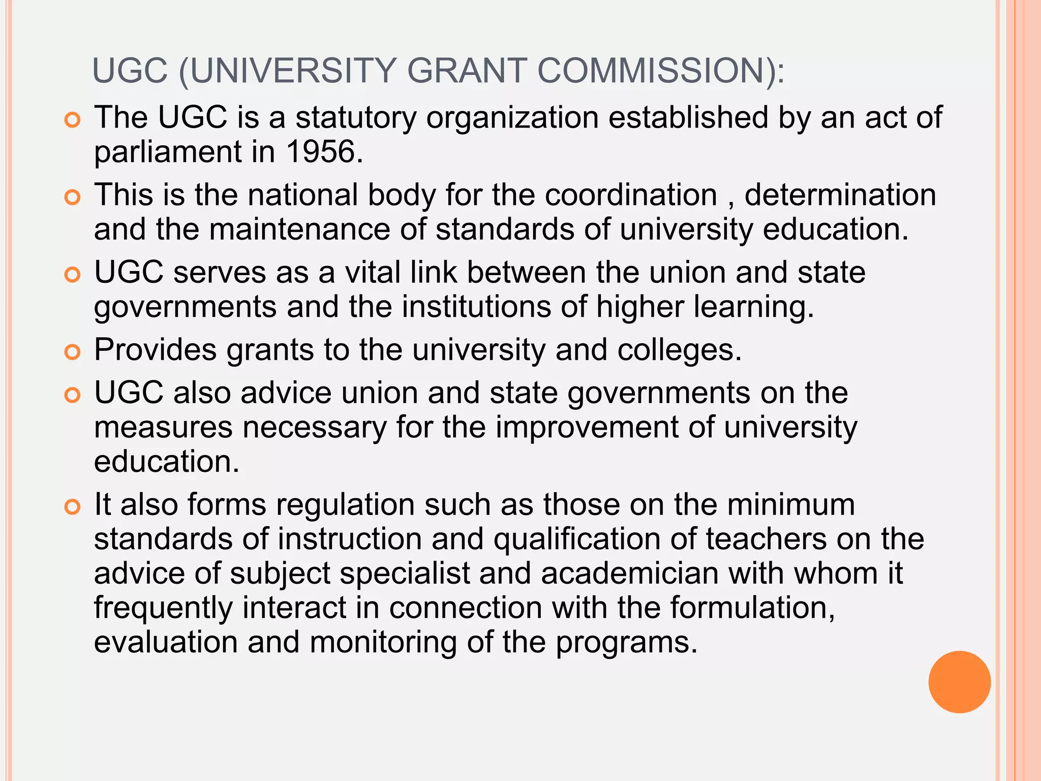 University grant commission (2) | PPTX