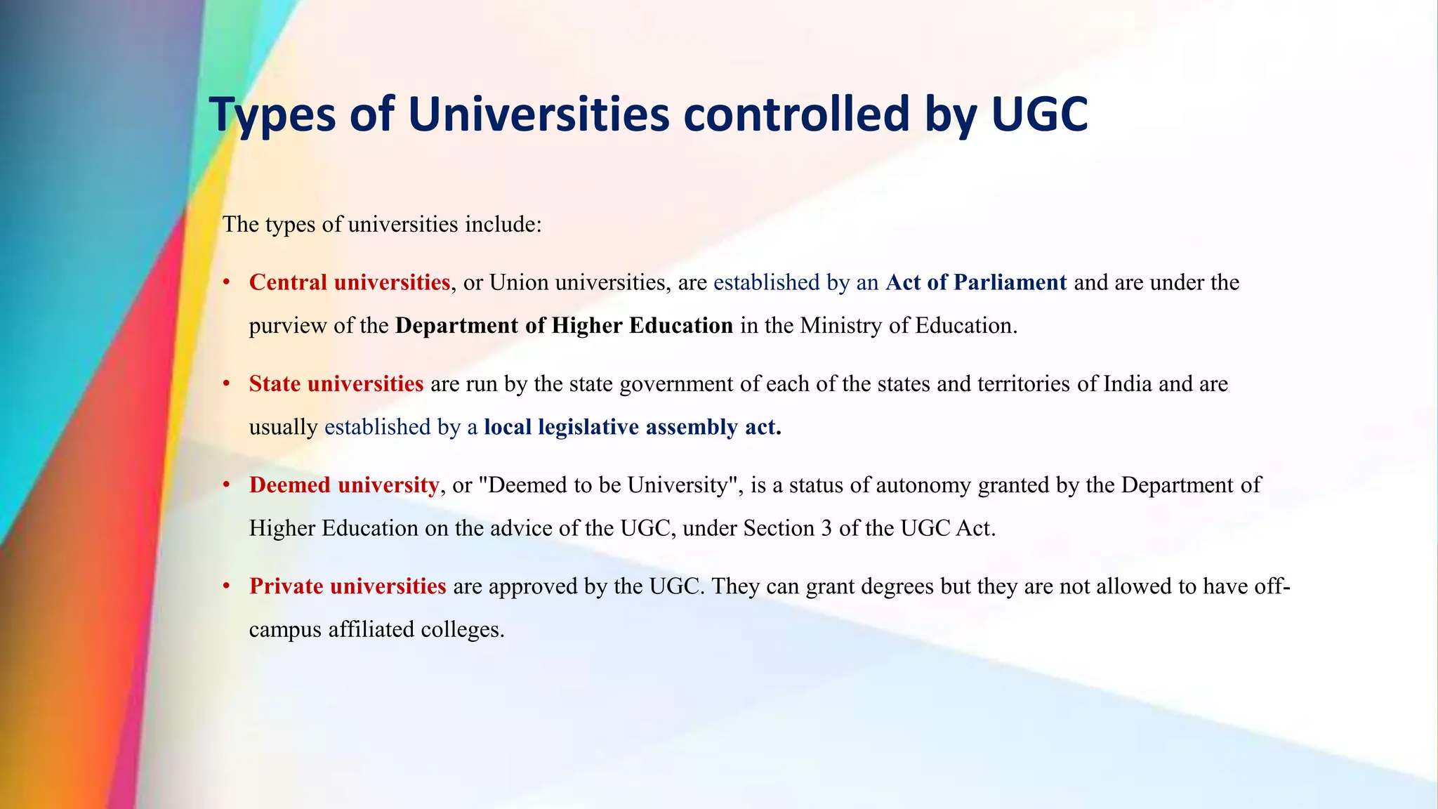 University Grants Commission(UGC) - PPT | PPTX