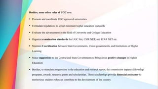 University Grants Commission(UGC) - PPT | PPTX