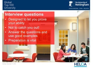 University interviews | PPT