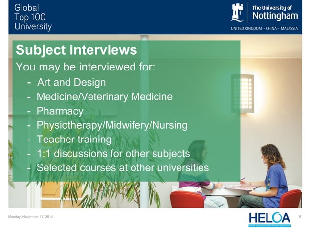 University interviews | PPT