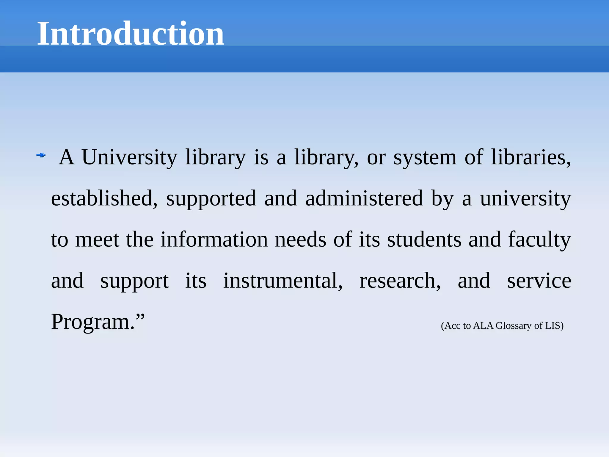 University library system | PDF