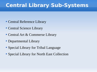 University library system | PDF