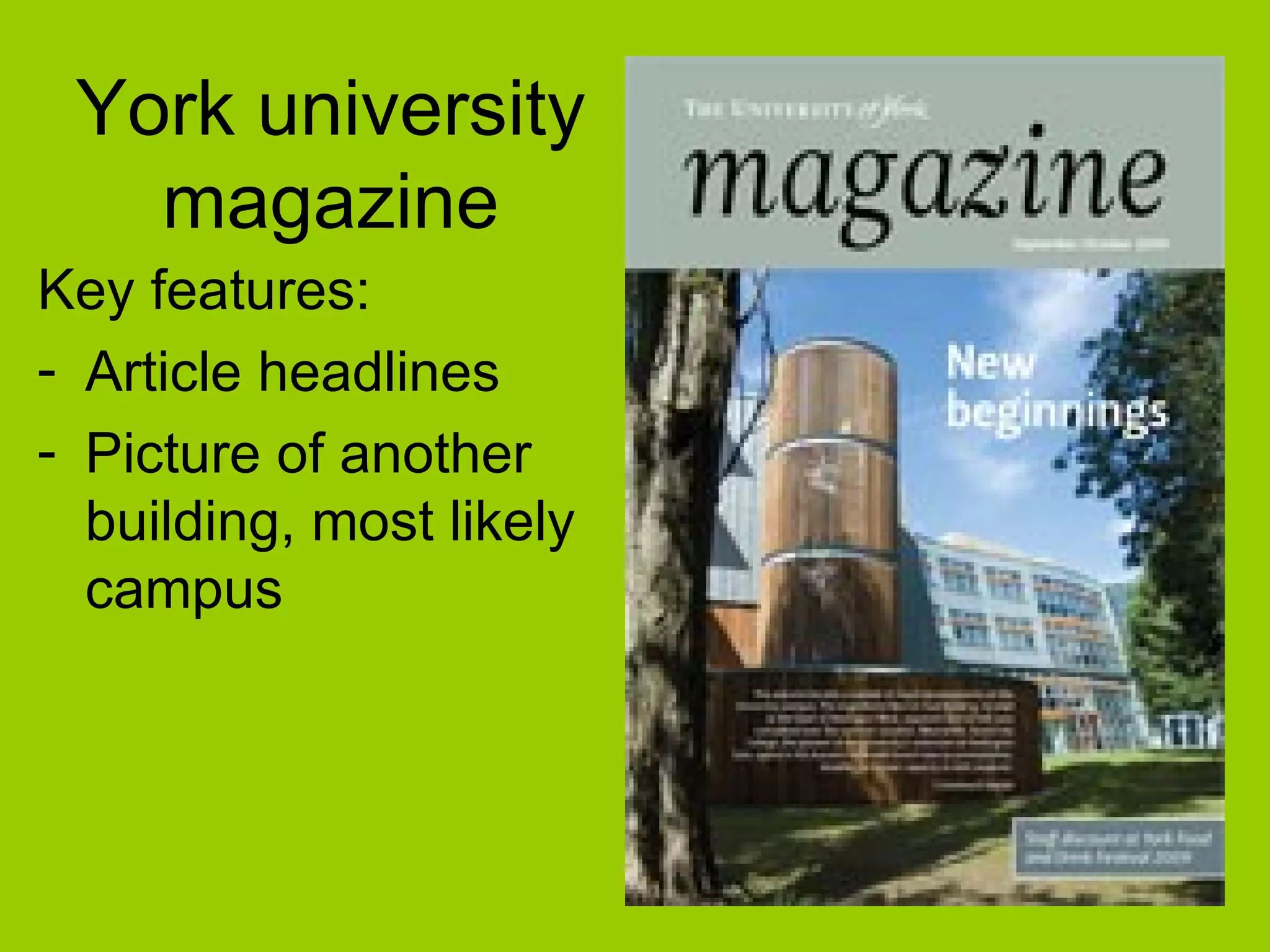 University Magazines | PPT