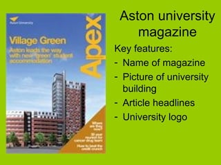 University Magazines | PPT