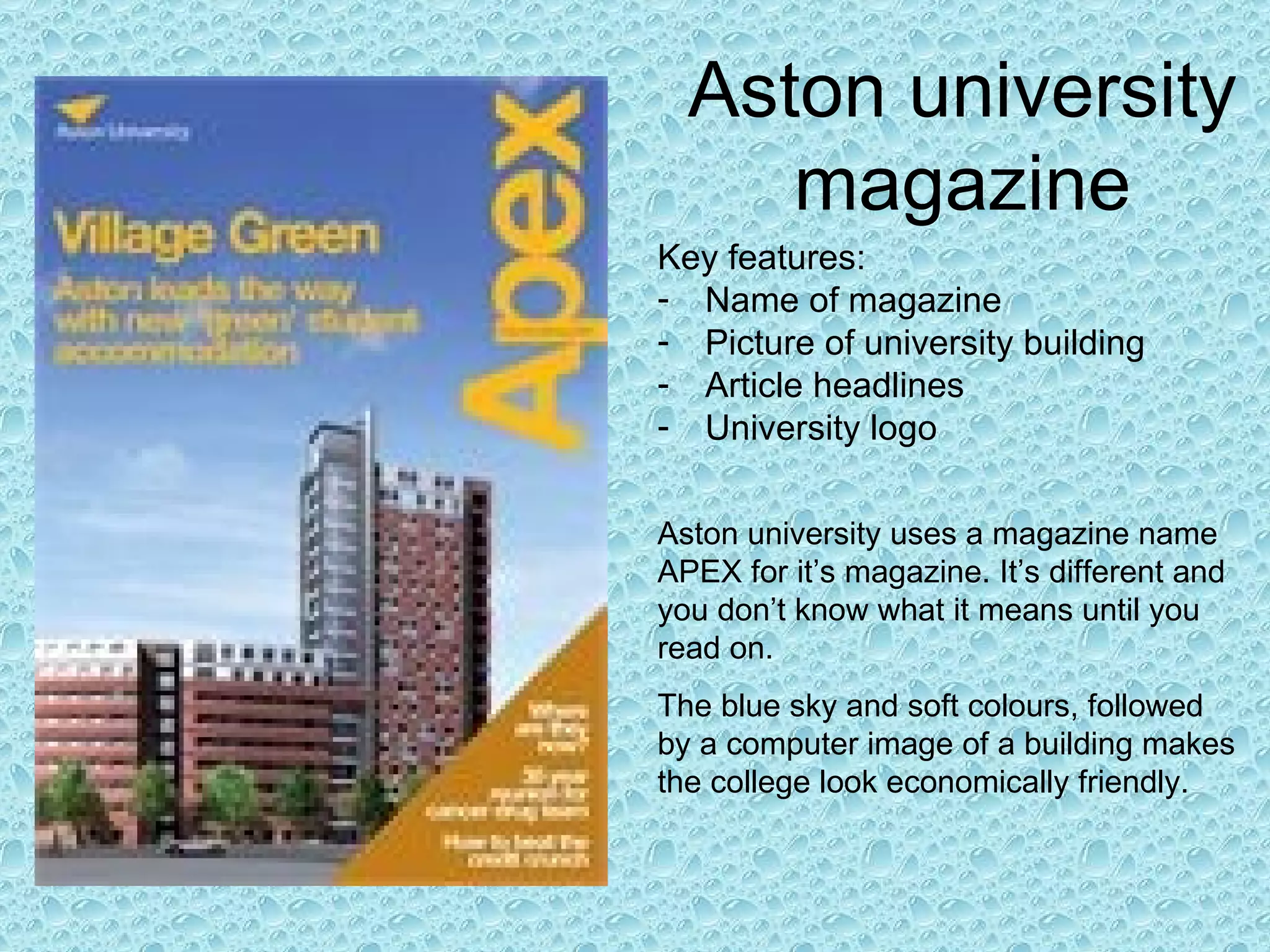 University Magazines | PPT