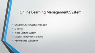 University management system UMS | PPTX