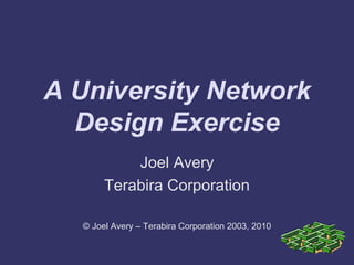 A University Network Design Exercise | PDF