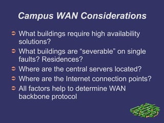 A University Network Design Exercise | PDF