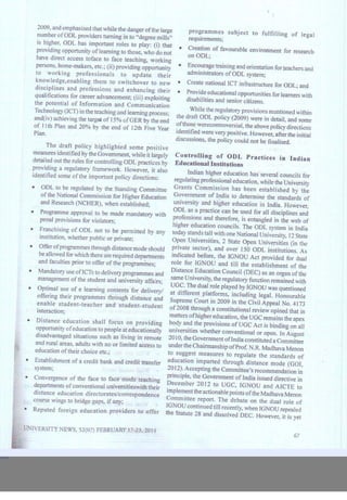 Need for National Policy on Open and Distance Learning in India | PDF