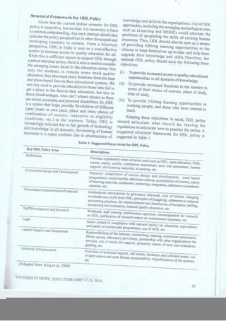 Need for National Policy on Open and Distance Learning in India | PDF