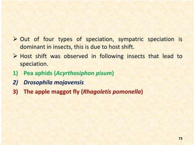 Insect speciation entomology presentation.pptx