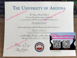University of Arizona diploma | PDF
