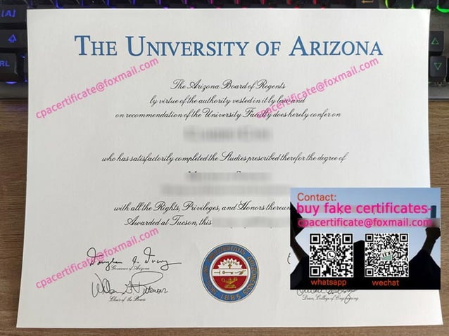 University of Arizona diploma | PPT