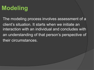 Theory of modeling and role modeling | PPTX