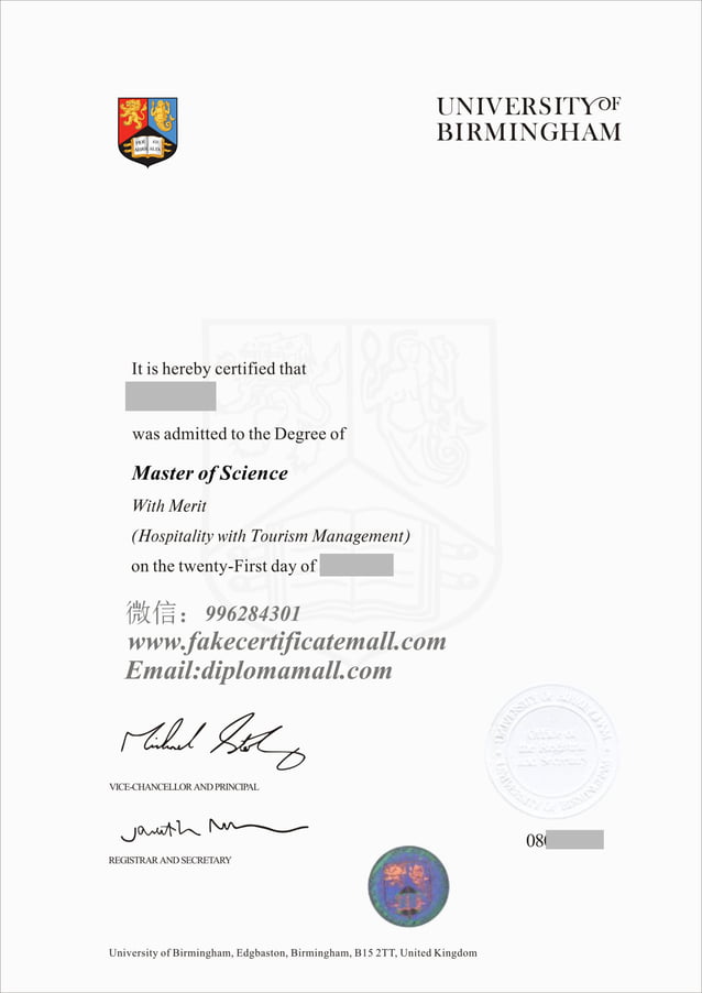 University of birmingham degree UoB diploma | PDF