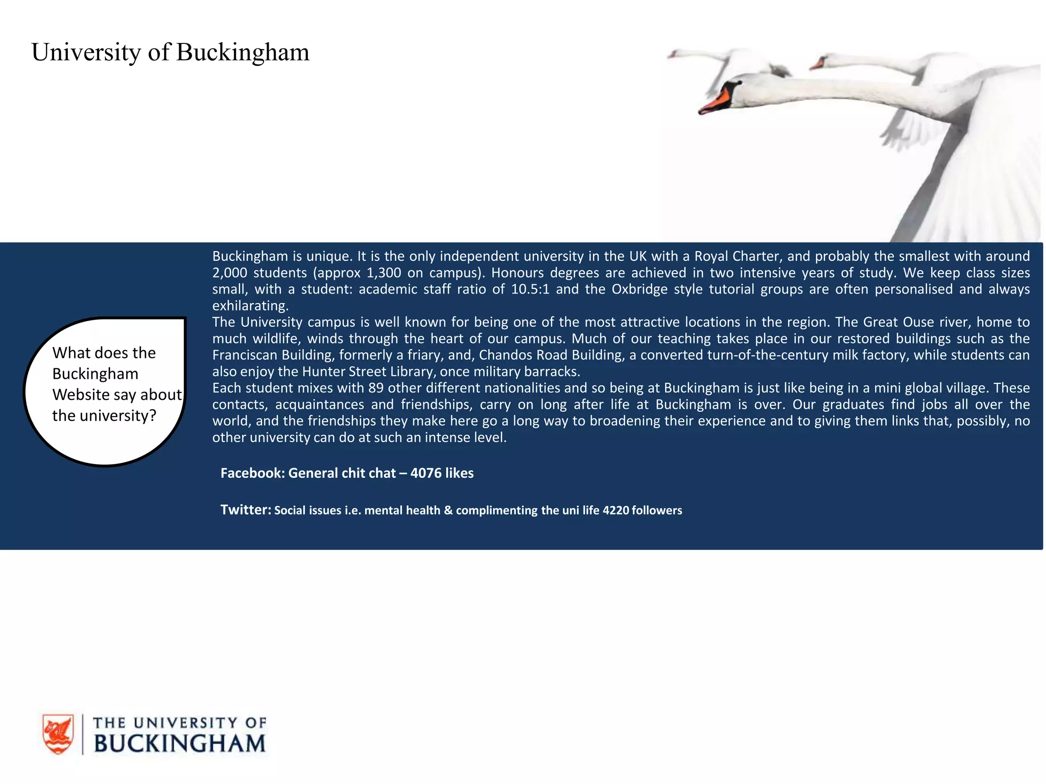 University of Buckingham | PPTX