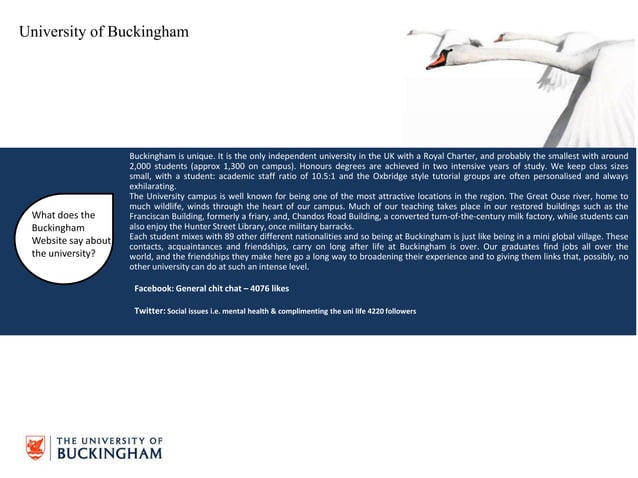 University of Buckingham | PPT