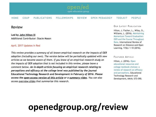 University of Colorado system OER Collaborative | PPT