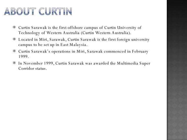 University Of Curtin | PPT